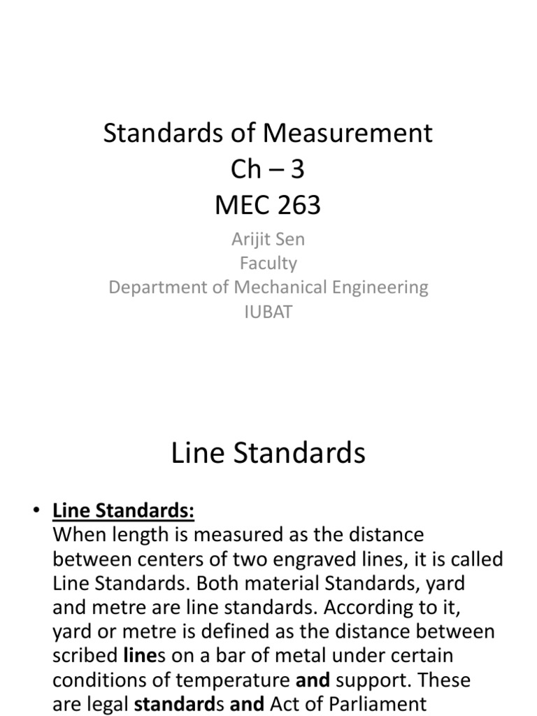 Measurement Standards in Engineering | PDF | Metre | Radiation