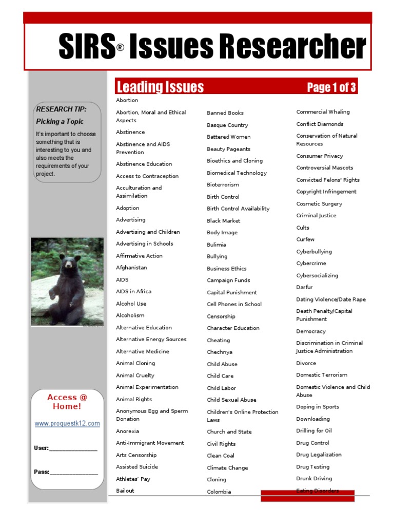 Sirs Issues Researcher | PDF | Substance Abuse | Crime & Violence