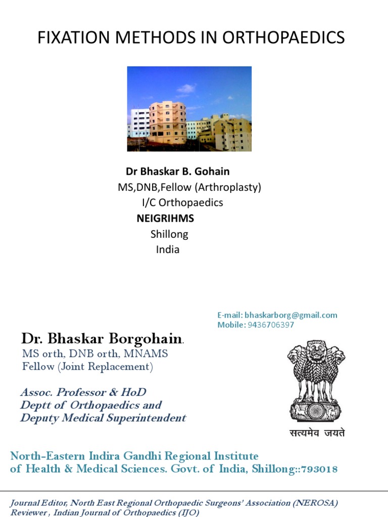 Fixation Methods in Orthopaedics | PDF | Orthopedic Surgery | Hip