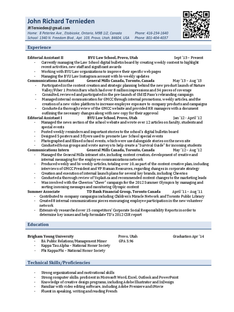 John's Resume | PDF | Corporate Social Responsibility | Websites