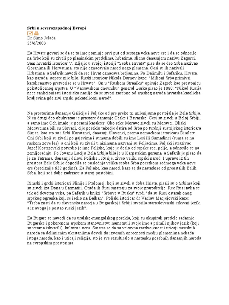 Srpska Istorija | PDF