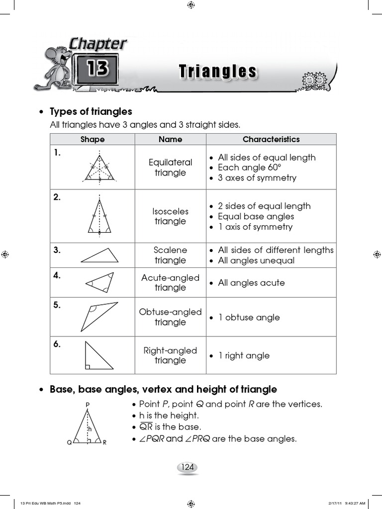 13 Pri WB Math P5 PDF | PDF | Triangle | Triangle Geometry