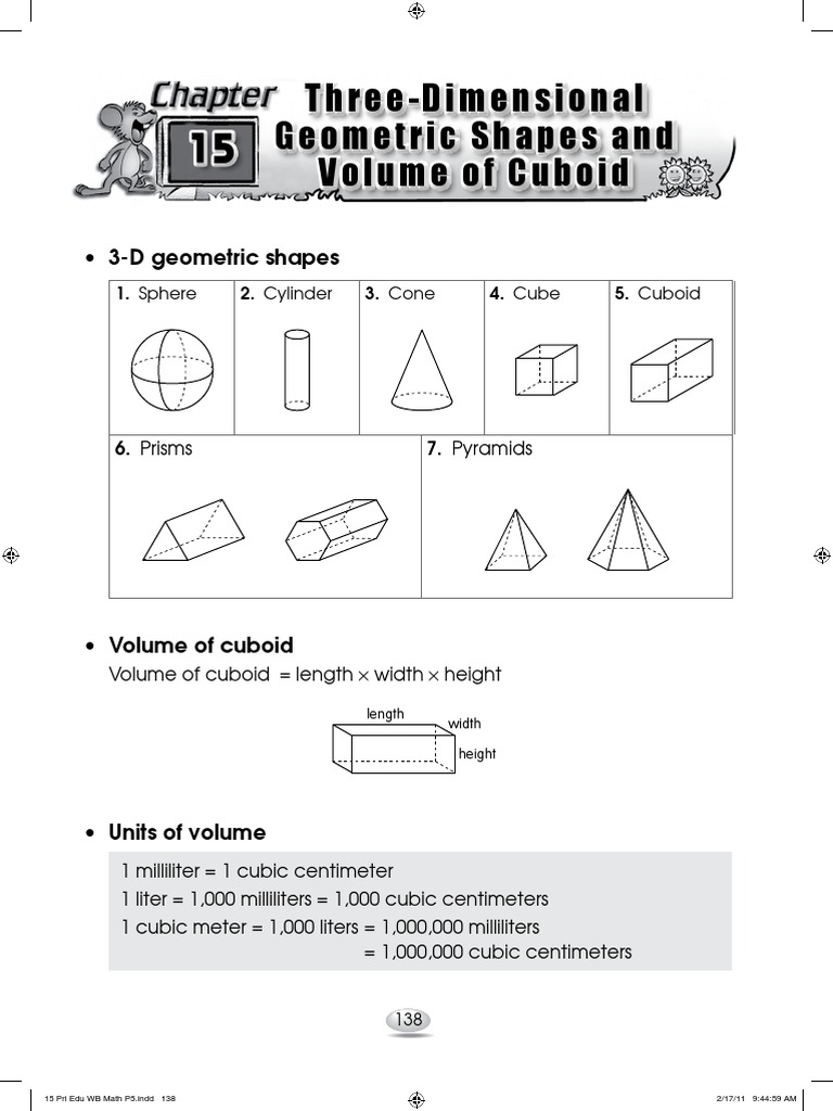 15 Pri WB Math P5 PDF | PDF | Volume | Geometric Objects