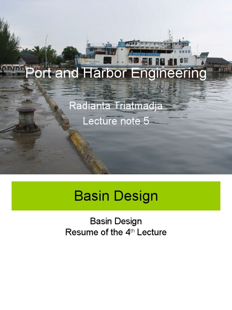 PORT and Harbor Engineering 5 | PDF | Tide | Water Transport