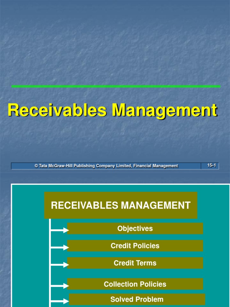 Receivable Management | PDF | Discounts And Allowances | Credit (Finance)