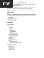 Basic French Notes For Beginners | PDF | Grammatical Gender | Plural