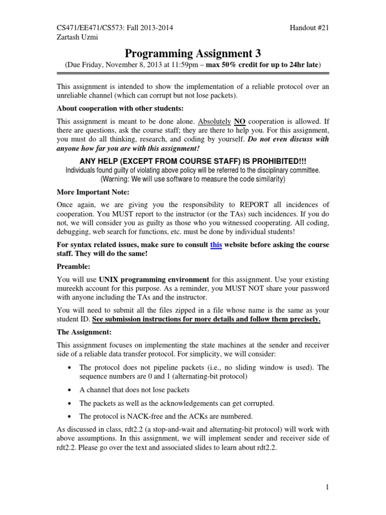 Programming Assignment 3: Anyone How Far You Are With This Assignment ...