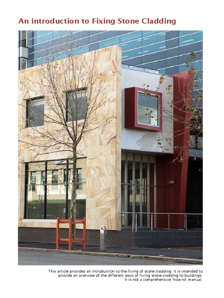 Cladding Info Handout | PDF | Adhesive | Building Engineering