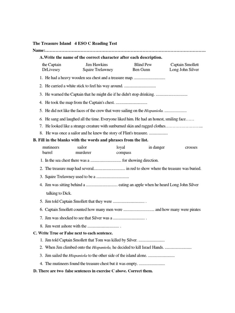 Treasure Island | PDF | Treasure Island