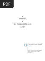 Project Report On Food Processing Industry | PDF | Meat | Foods
