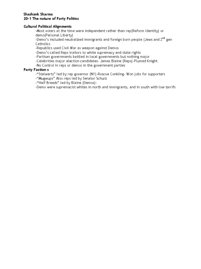 Cultural Political Alignments | PDF | Social Science