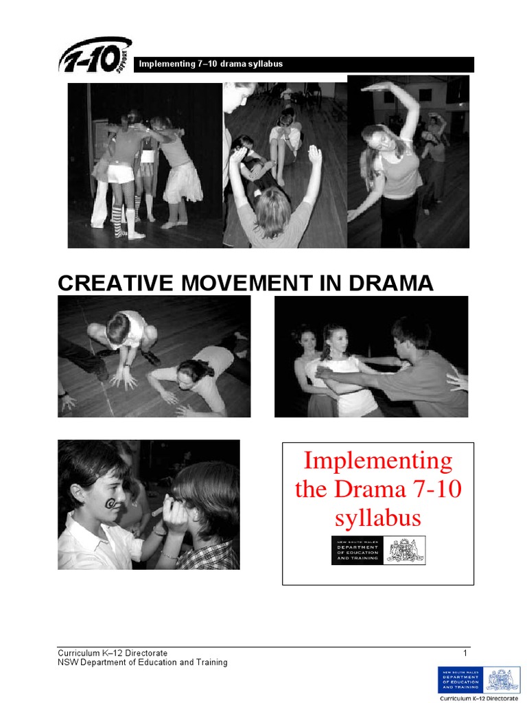 Implementing The Drama 7-10 Syllabus: Creative Movement in Drama | PDF ...