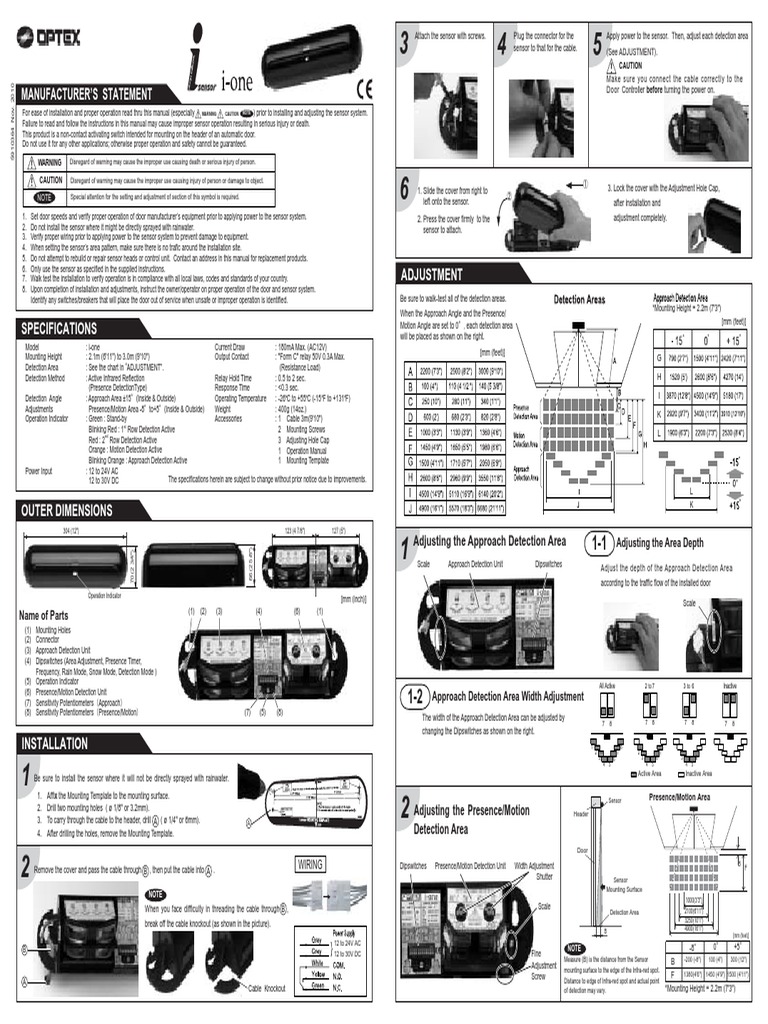 Isensor Manual | PDF | Electrical Connector | Electrical Components
