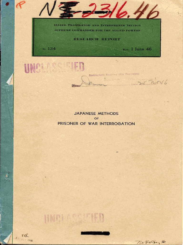 Japanese Torture Techniques Pdf Interrogation Bomber