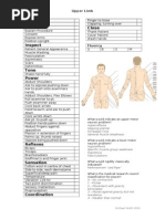 Lower Limb OSCE Exam Checklist | PDF