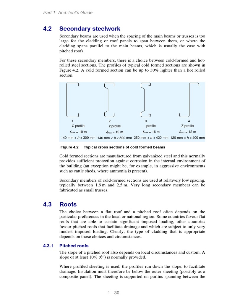Architect's Guide to Secondary Steelwork | PDF | Home & Garden ...