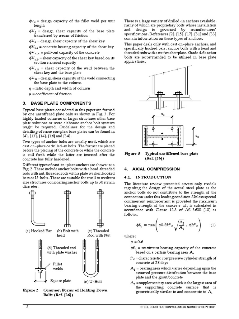 Pinned Base Plates 7 | PDF | Structural Steel | Screw