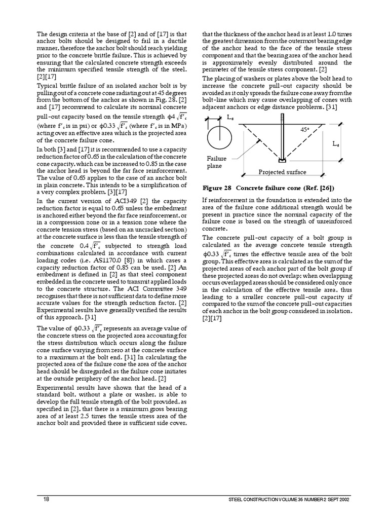 Pinned Base Plates 22 | PDF | Strength Of Materials | Ultimate Tensile ...