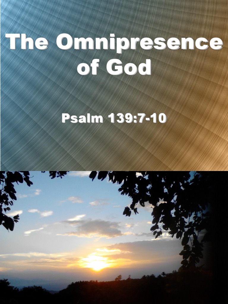The Omnipresence of God Explained | PDF | Heaven | Mythology