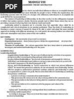 Leadership Training Module | PDF | Leadership | Communication