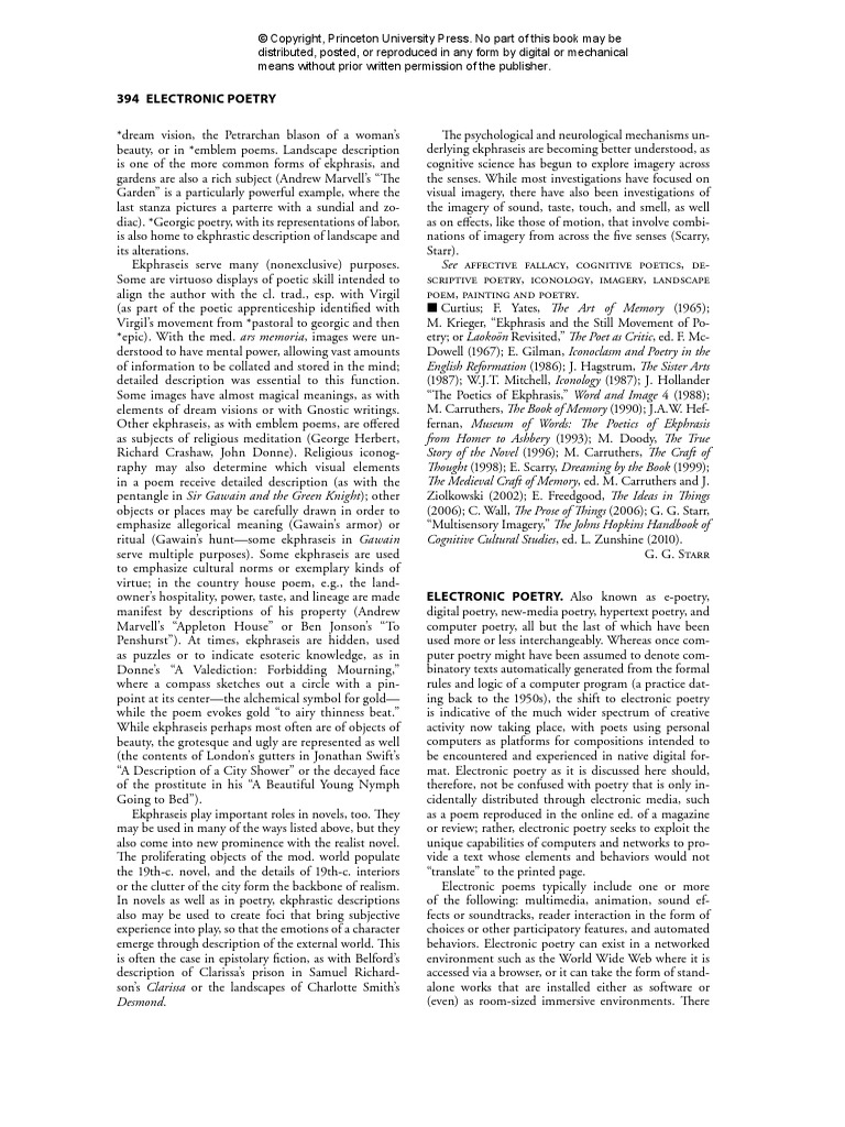 Electronic Poetry | PDF | Poetry | Science