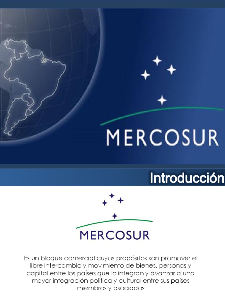 Mercosur | PDF | Economias | Relaciones Internacionales