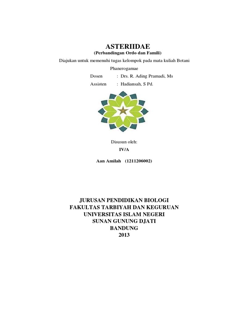ASTERIIDAE | PDF | Sains & Matematika