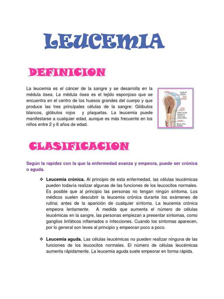 Monografia Leucemia | PDF | Leucemia | Leucocito