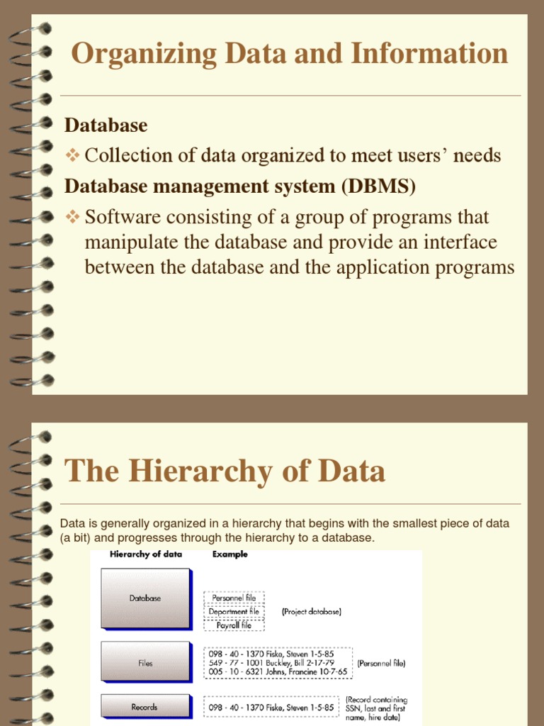 Data and Information | PDF | Relational Database | Databases