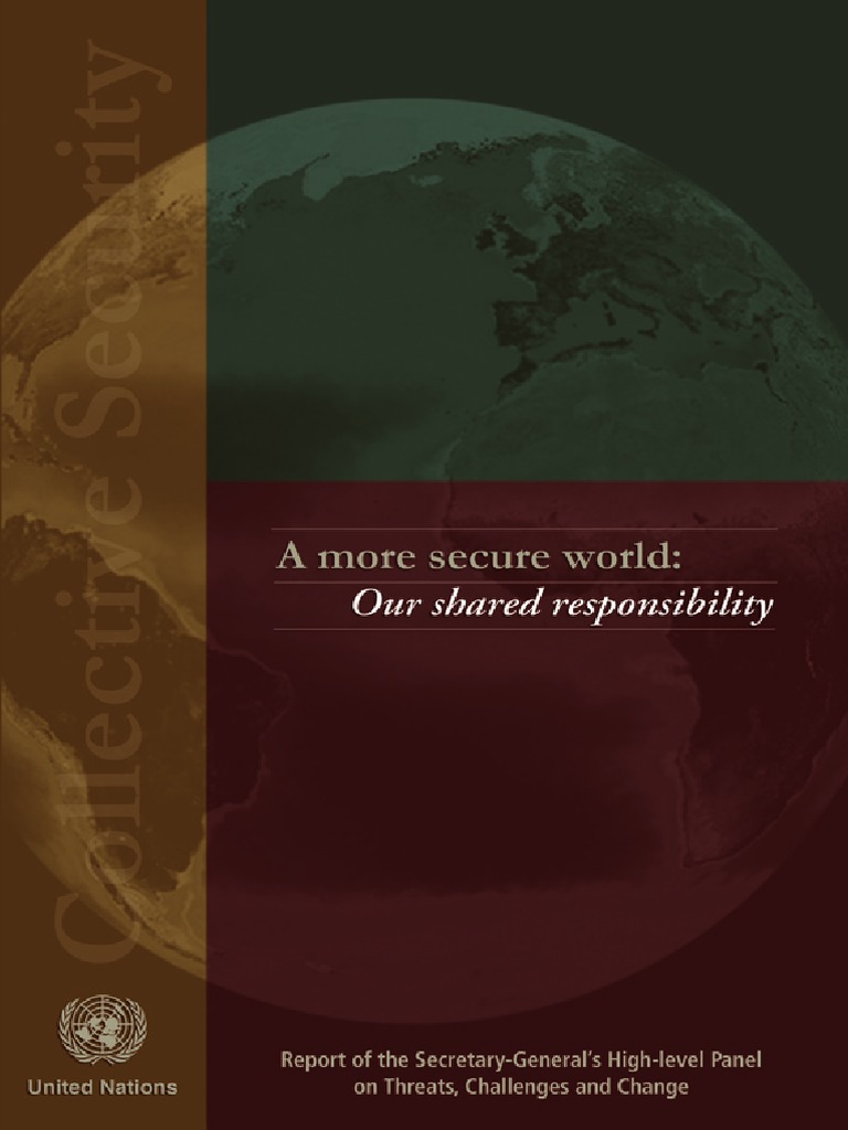 2004 ONU A More Secure World Our Shared Respons | PDF | Finance & Money ...