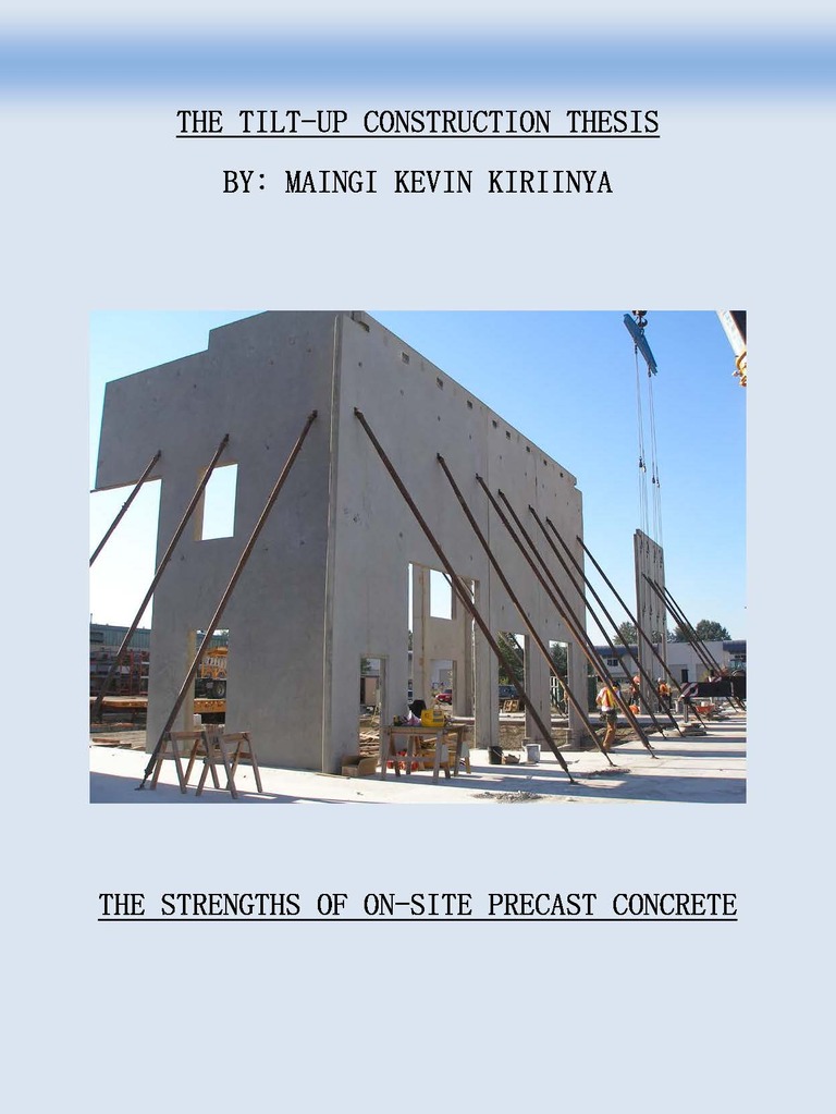 Tilt Up Construction | PDF | Concrete | Building Insulation