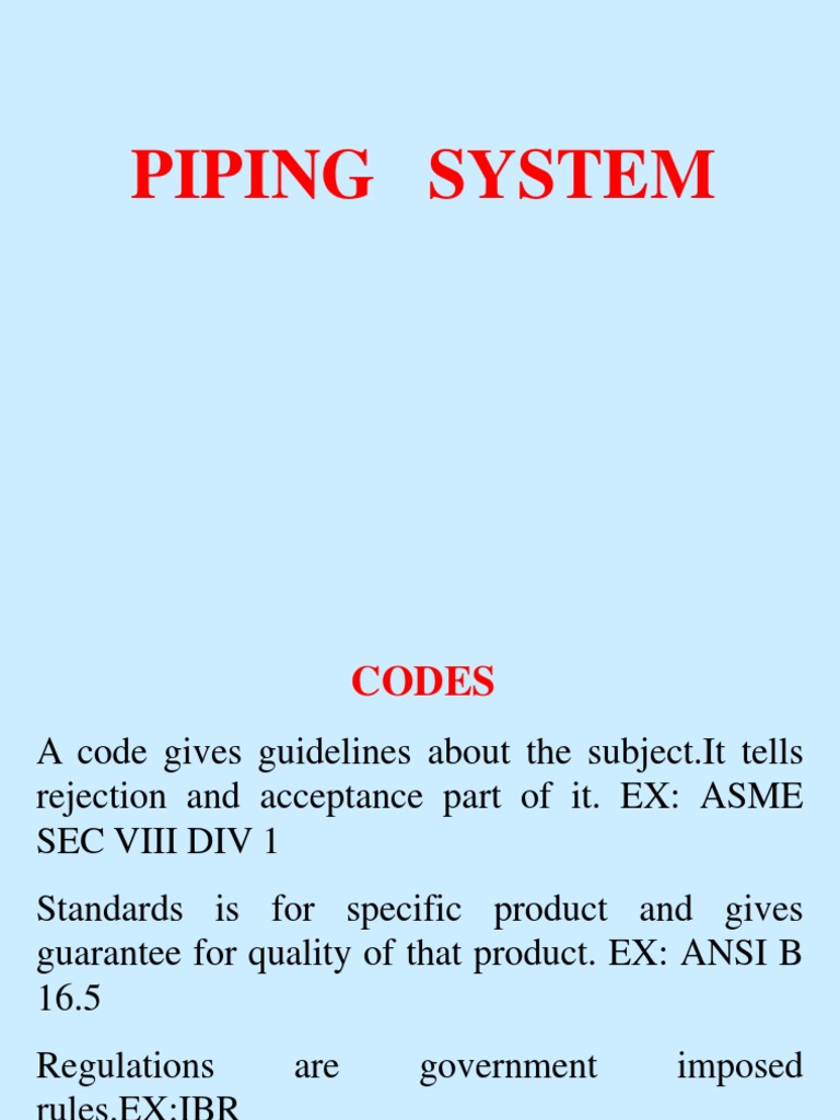 Piping | PDF