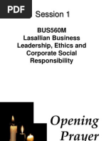 The Five Core Lasallian Principles The Five Lasallian Tenets 1. Faith ...
