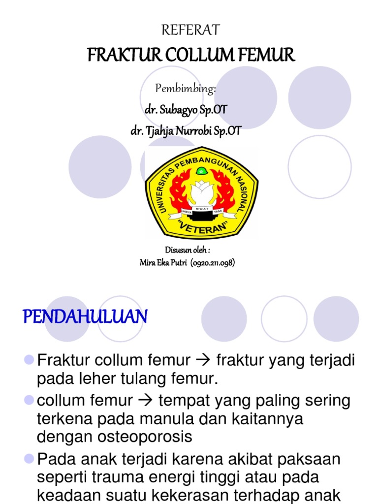 Refrat FR Collum Femur | PDF