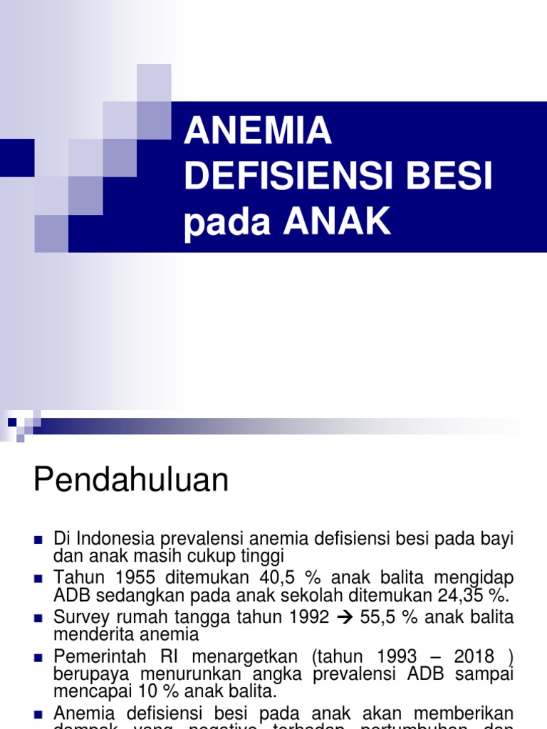 Anemia Defisiensi Besi | PDF