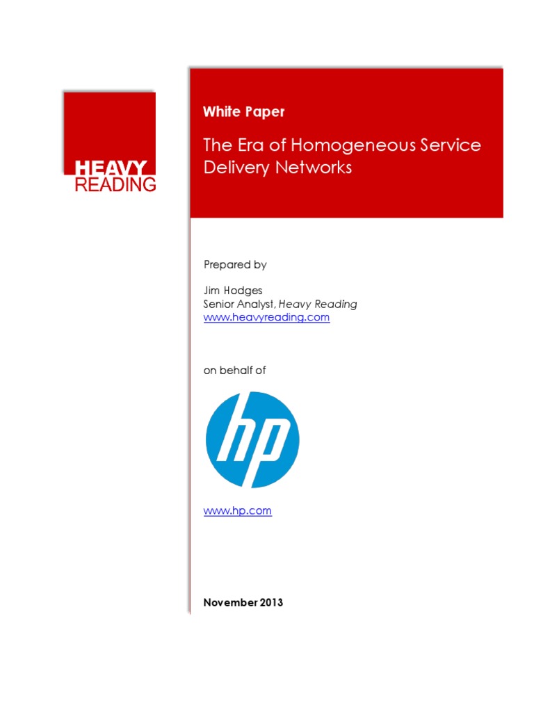 The Era of Homogeneous Service Delivery | PDF | Analytics | Computer ...
