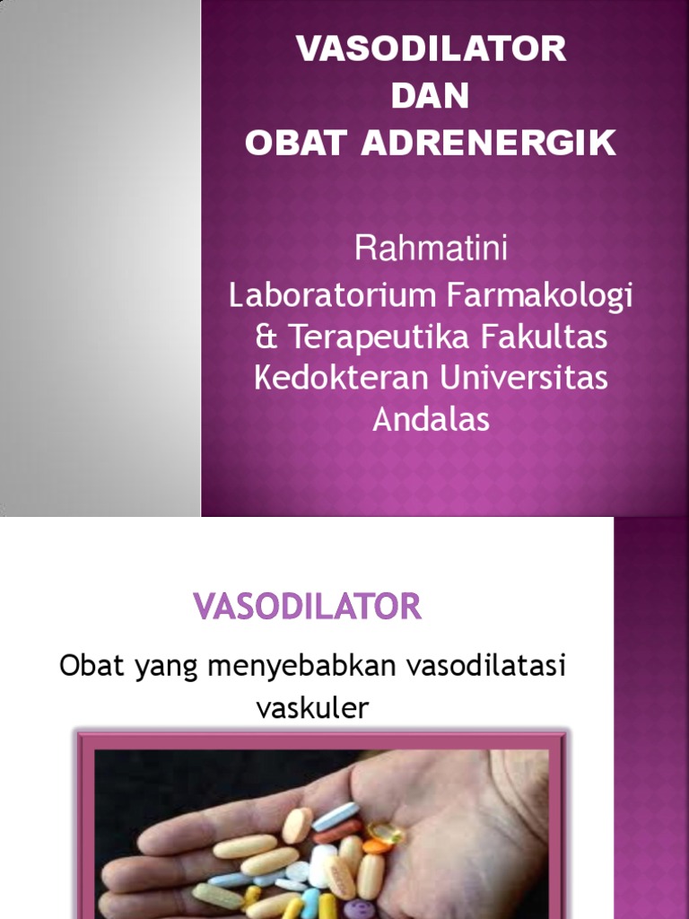 Vasodilator & Obat Adrenergik | PDF