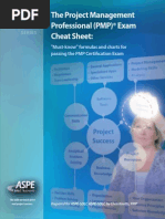 PMP Cheat Sheet PDF | PDF | Risk Management | Project Management