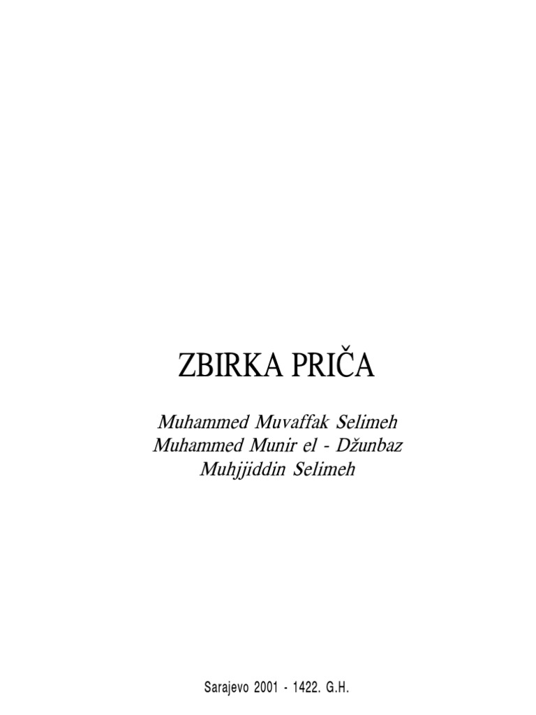 Zbirka Prica | PDF