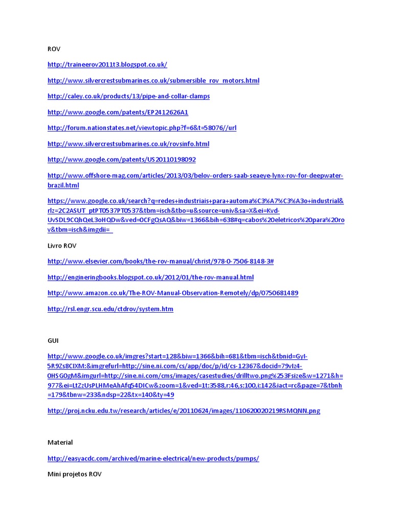 Rov | PDF | Computers