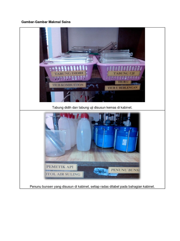 Gambar Makmal Sains | PDF