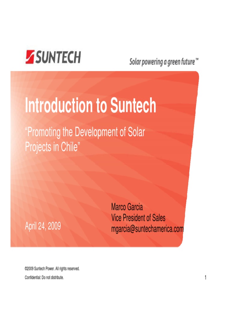 Sun Tech | PDF | Solar Power | Energy Conversion