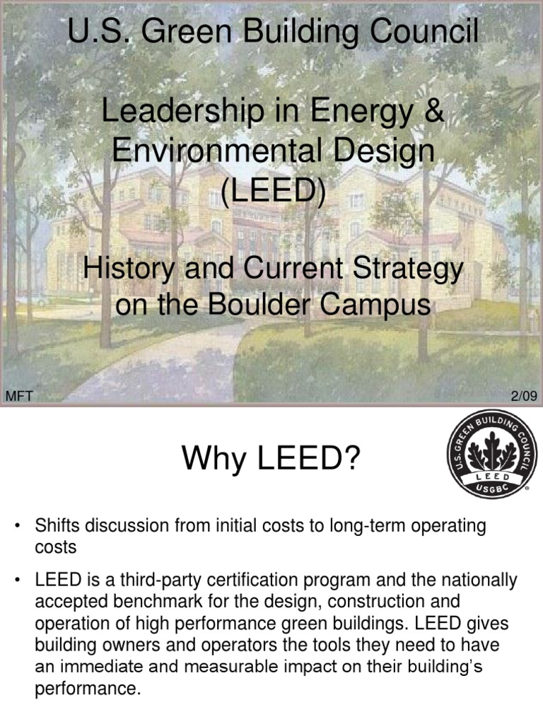 LEEDpresentation | PDF | Leadership In Energy And Environmental Design ...