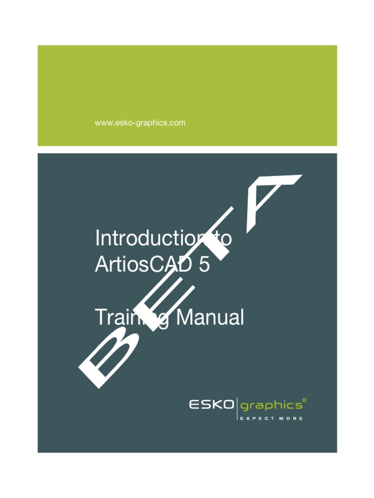 Esco Artioscad | PDF | Button (Computing) | Dialog Box