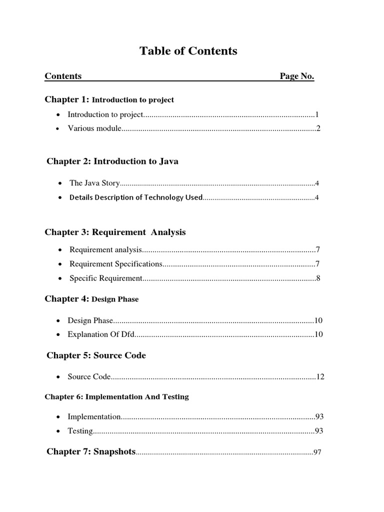 Table of Contents | PDF | Computers