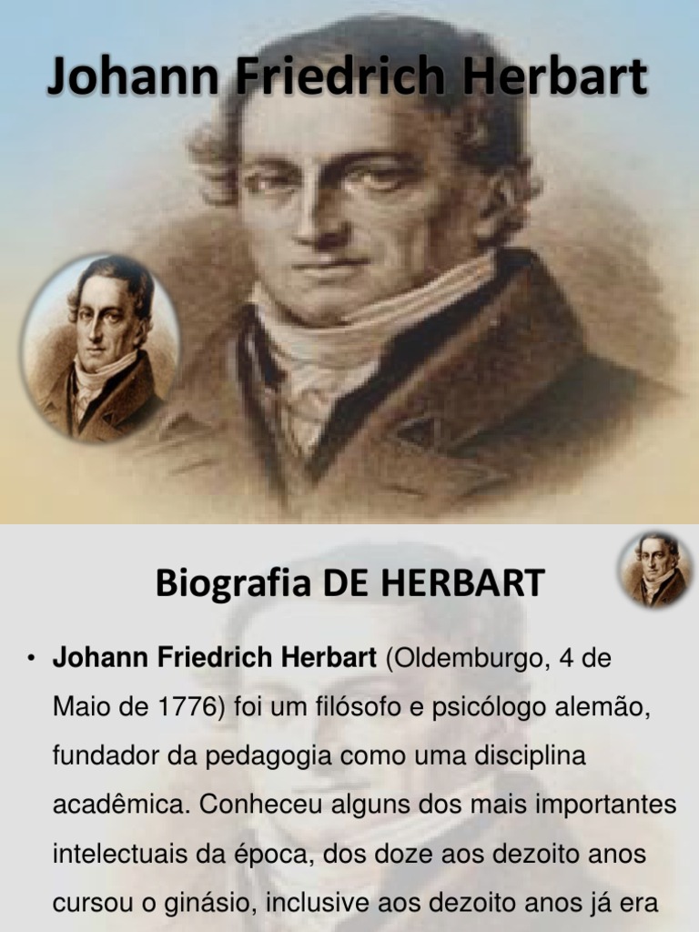 Biografia e Contribuições de Herbart | PDF | Psicologia | Mente