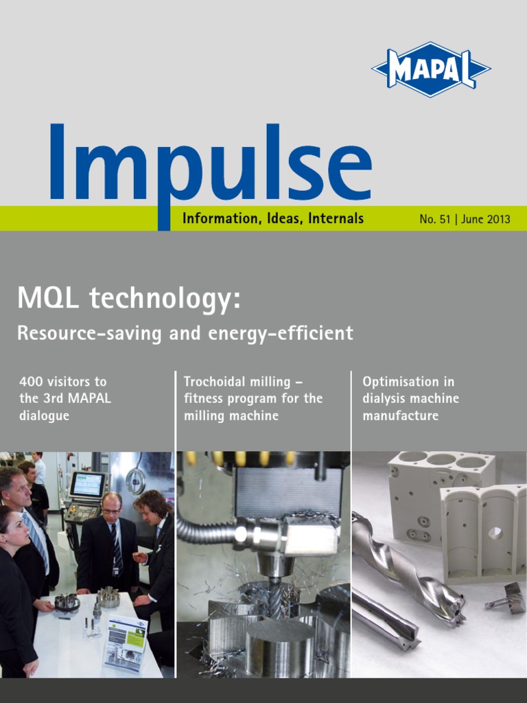Mapal - Impulse - 51 | PDF | Machining | Drill