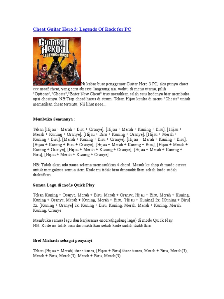 Kode guitar hero 3 ps3 store