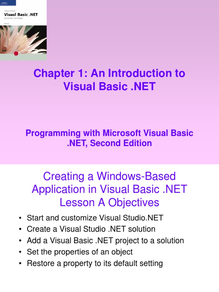 01 | Download Free PDF | Microsoft Visual Studio | Basic