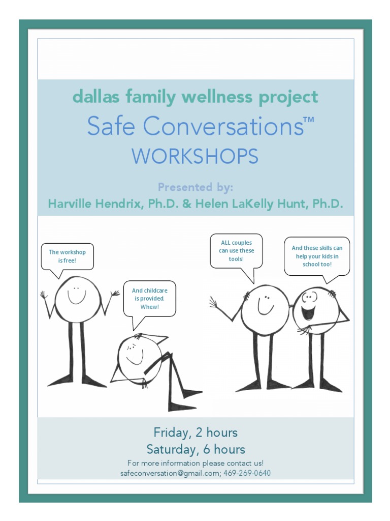 Safe Conversations WORKSHOP PDF | PDF | Communication | Behavioural ...